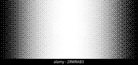 Pixelated bitmap gradient texture. Black and white wavy dither pattern ...