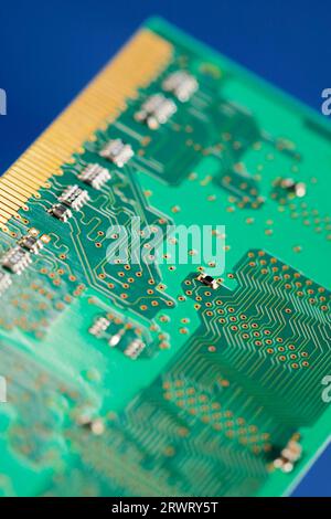Backside of a digital circuit board Stock Photo - Alamy