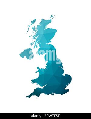 Blue polygonal abstract background. Great illustration for your needs ...