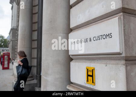 LONDON- SEPTEMBER, 18, 2023: HM Revenue and Customs building on ...