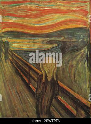 Edward Munch - The Scream 1893 Stock Photo - Alamy