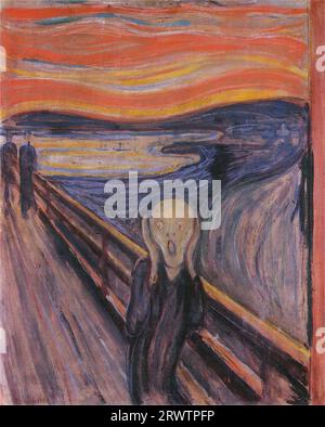 Edward Munch - The Scream 1893 Stock Photo - Alamy