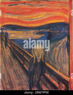 Edward Munch - The Scream 1893 Stock Photo - Alamy
