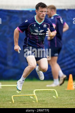Scotland's George Horne during training at the Scottish Gas Murrayfield ...