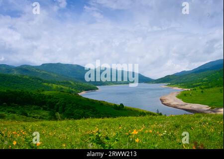 Lake Notan in bloom Stock Photo - Alamy
