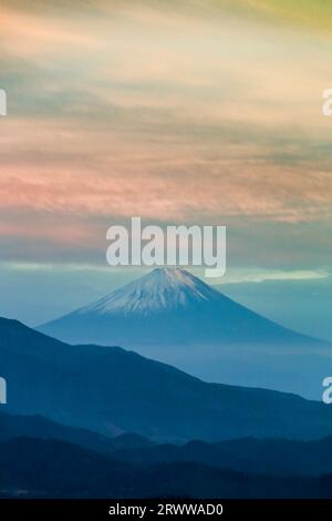 Fantastic sunset on Mt. Fuji Stock Photo - Alamy