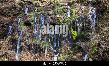 Power Spot Buryu Waterfall Stock Photo - Alamy