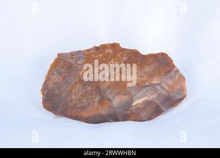 Silex fragment, raw material used for lithic industry at prehistoric ...