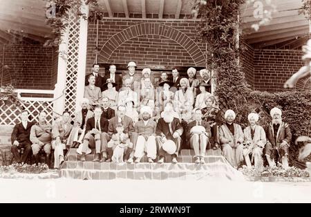Sir Edward Maclagan, Lieutenant Governor of the Punjab, and the Raja of ...