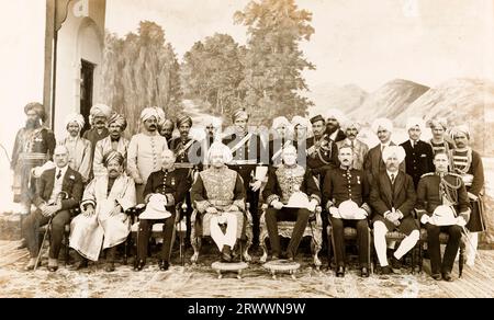 Sir Edward Maclagan, Lieutenant Governor of the Punjab, and the Raja of ...
