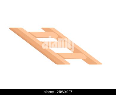 Small wooden ladder for rodent mammal animals vector illustration ...