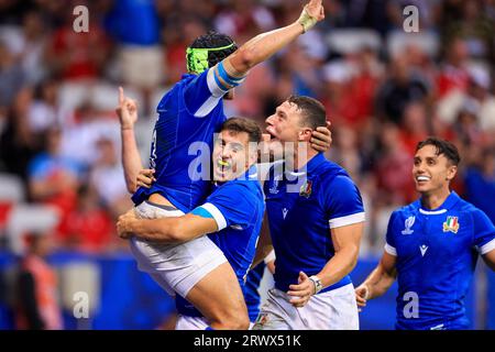 Paolo Garbisi of Italy,Alessandro Garbisi of Italy during 6 Nations ...