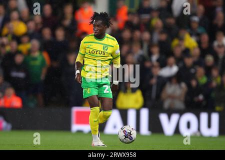 Jonathan Rowe of Norwich City - Norwich City v Leicester City, Sky Bet ...
