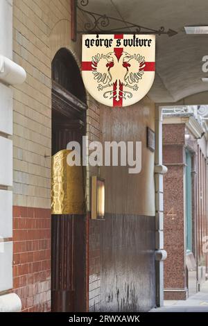 George & Vulture pub at George Yard, London, England Stock Photo - Alamy