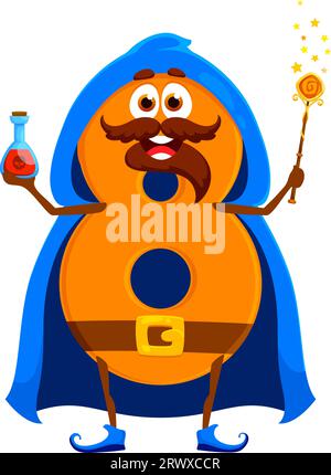 Halloween math number wizard and mage characters seamless pattern ...