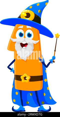 Halloween math number wizard and mage characters seamless pattern ...