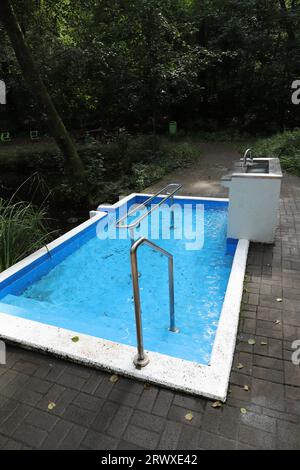a Kneipp pool in the forest Stock Photo - Alamy