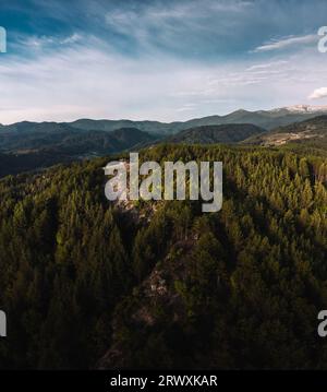 Morning view of a cabin on a small island in Ripley Cove, Maine, USA ...