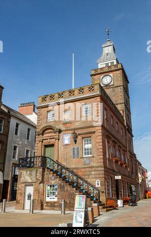 The Midsteeple building in the high street of Dumfries, Scotland Stock ...