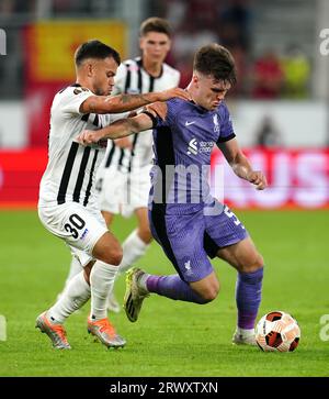 LINZ, AUSTRIA - SEPTEMBER 21: Sascha Horvath of LASK during the Admiral ...