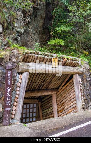 Sado Kinzan National Historic Site Entrance to Sotokogen Stock Photo ...