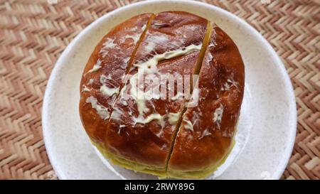 Maska bun or Muska bun made of baked bread, Popular Mumbai dish, from ...