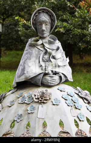 Statue of Emily Temple in Burgess Hill Park Stock Photo - Alamy