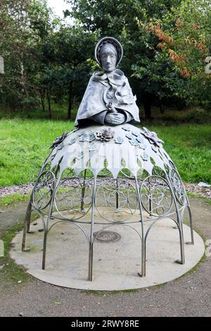 Statue of Emily Temple in Burgess Hill Park Stock Photo - Alamy