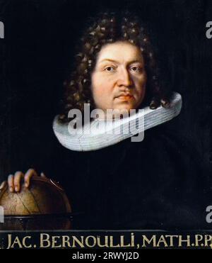 Jacques Bernoulli (1654-1705). Historical portrait of the Swiss ...