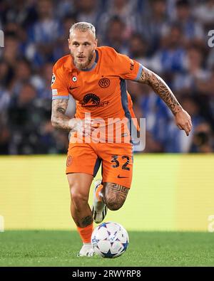 Federico Dimarco of FC Internazionale in action during the FIFA Club ...