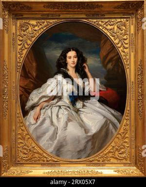 This portrait by Franz Xaver Winterhalter, created in the mid-19th ...