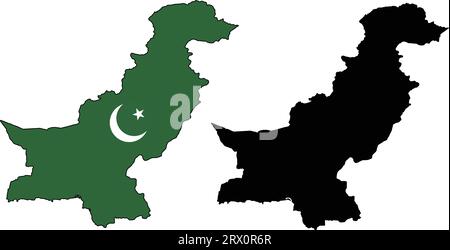 Pakistan country detailed editable map with regions cities and towns ...