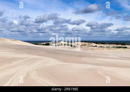 Lacka gora dune near Leba village in the Slovincian National Park ...