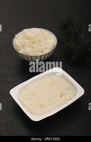 Retort Cooked Rice Stock Photo - Alamy