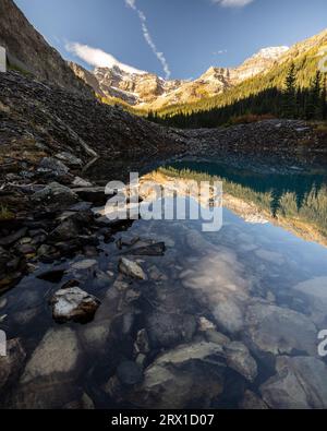 Lake in Fall, Purcell Mountains, British Columbia Stock Photo - Alamy