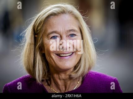 THE HAGUE - Minister Micky Adriaansens speaks to the press at the ...