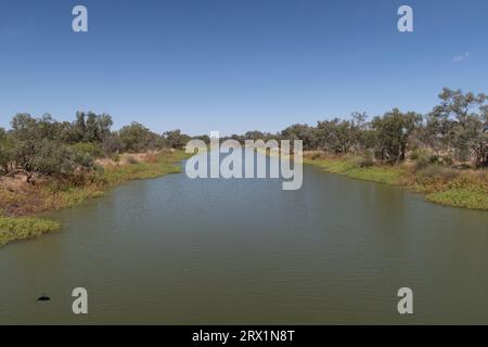 The Darr River is part of a massive outback river system in western ...
