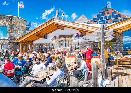 Schneekarhuette, Penken Ski Area, Mayrhofen, Zillertal, Tyrol Stock ...