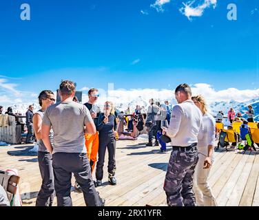 Schneekarhuette, Penken Ski Area, Mayrhofen, Zillertal, Tyrol Stock ...