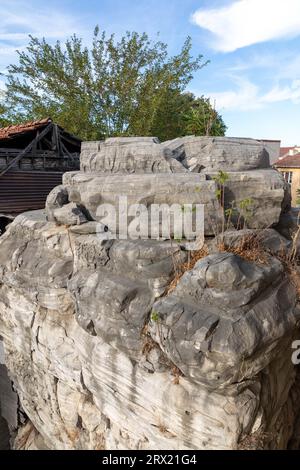 Istanbul, Turkey. September 21, 2023: View of the Column of Arcadius ...