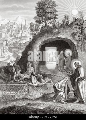 Resurrection of Jesus Christ. Empty tomb Stock Photo - Alamy