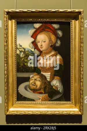 Lucas Cranach d. Ä. - Salome with the Head of St John the Baptist Stock ...