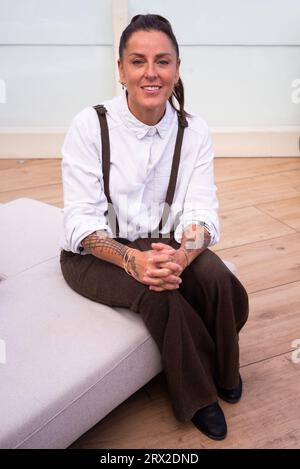 La Mari de Chambao poses for Europa Press, March 6, 2025, in Madrid ...