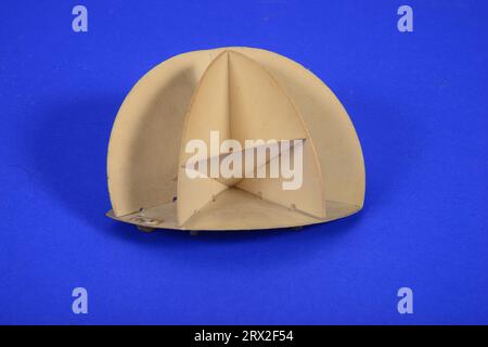 Geometric model by A. Harry Wheeler, Polar Spherical Triangles. MA ...