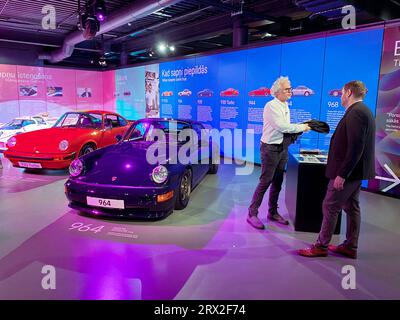 Riga, Latvia. 21st Sep, 2023. Frank Jung, head of the Porsche Corporate ...