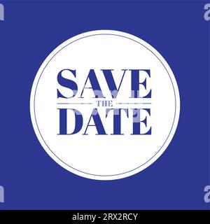 square grunge blue save the date stamp Stock Vector Image & Art - Alamy