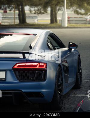 Audi R8 drifting at Czech Republic Stock Photo - Alamy