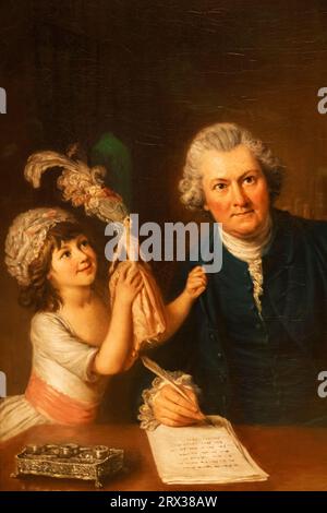 Christopher Anstey (1724-1805), English writer and poet with his ...