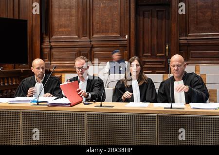 Lawyer Cedric Monheim, Lawyer Koen De Backer, Lawyer Justine De Nys and ...