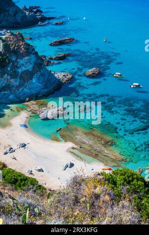 Amazing view of Praia di Fuoco and Spiaggia di Ficara from Capo ...